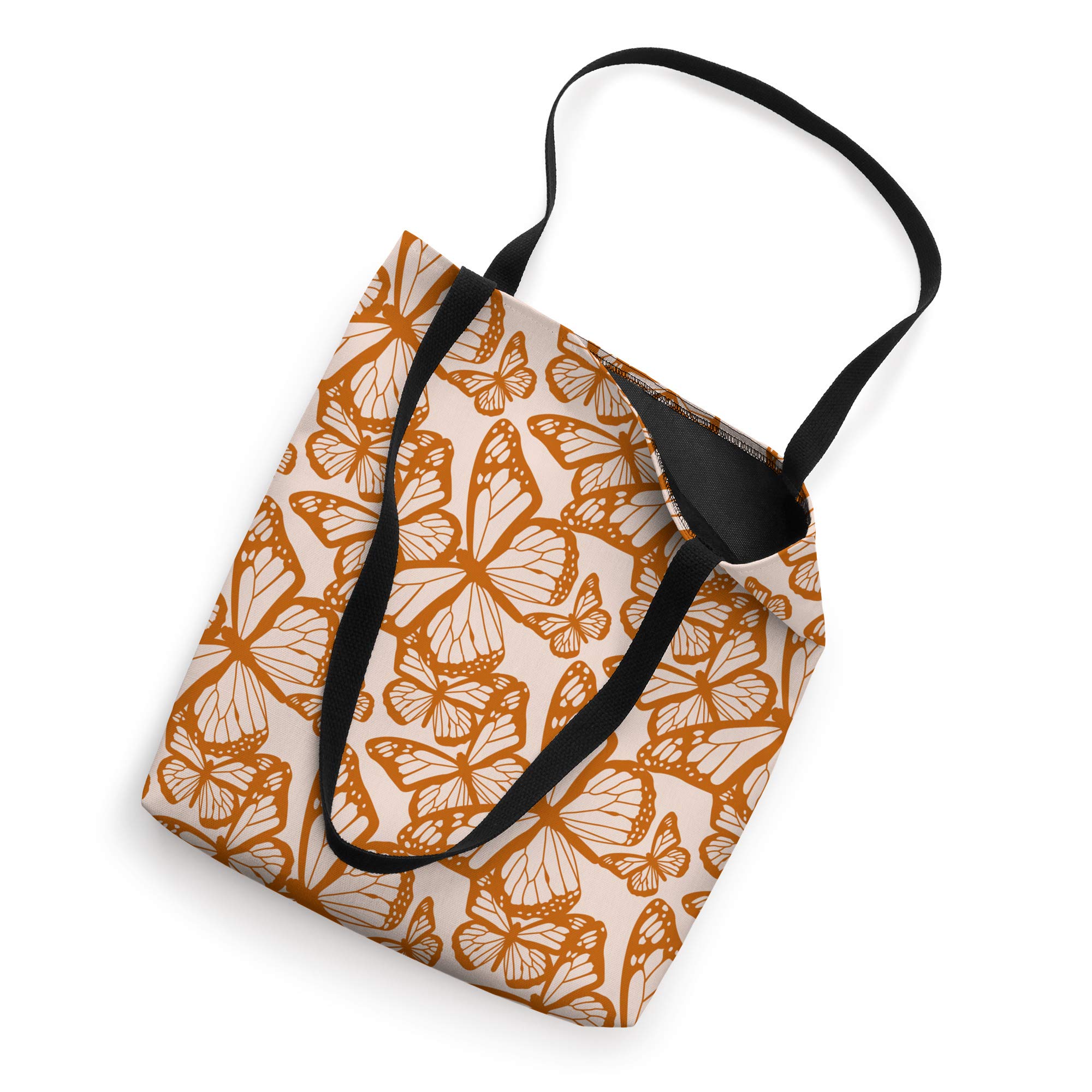 Monarch Butterfly Pattern Tote Bag