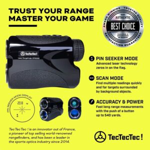 TecTecTec VPRO500 Golf Rangefinder and ULT-G GPS Watch