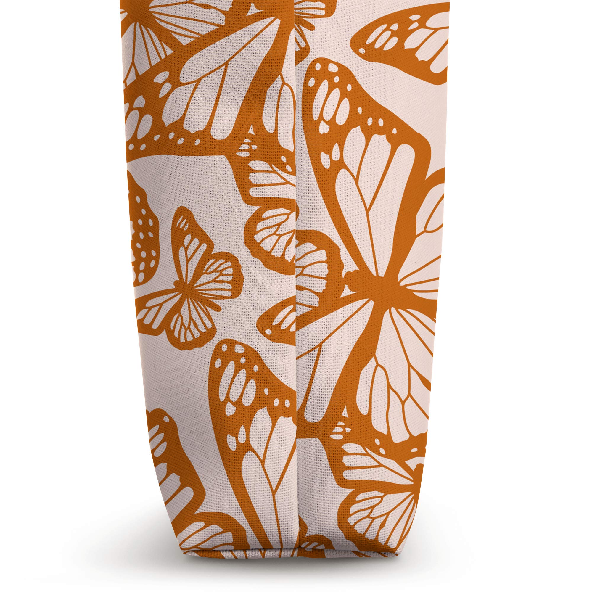 Monarch Butterfly Pattern Tote Bag