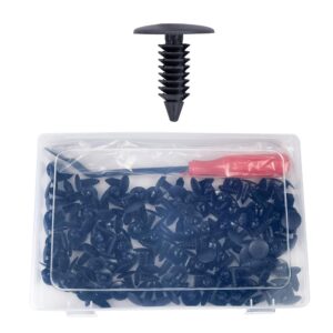 100 pcs plastic fastener push pins universal fit electric/gas yamaha golf cart x-mas club cart ezgo txt rxv tree rivets clips replace# 1010434, 16816-g1, 16816-g2, 10-9150-ns, 90269-06028