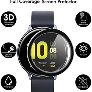 Compatible for Amazfit GTS 2 Mini Screen Protector, YOUkei 3D Full Coverage PET Soft Screen Protector Film for Amazfit GTS 2 Mini Fitness Smart Watch (3 pack)