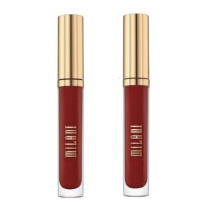 pack of 2 milani amore shine liquid lip color, desire 07