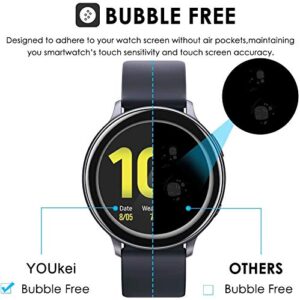 Compatible for Amazfit GTS 2 Mini Screen Protector, YOUkei 3D Full Coverage PET Soft Screen Protector Film for Amazfit GTS 2 Mini Fitness Smart Watch (3 pack)