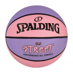 spalding street pink outdoor basketball 28.5"