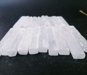 xmhome selenite sticks white selenite crystal wand 20pcs approx 1/2 lb small bulk healing crystals home decoration purifying energy for vicca reiki protection chakras eliminate