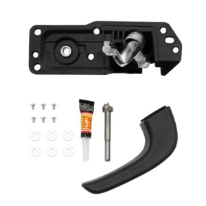 atracypart interior door handle kit front rear right passenger side | for 2007-2014 chevy silverado tahoe suburban avalanche, gmc sierra yukon, cadillac escalade | replaces# 20833602, 20871483, 80375