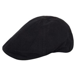 levi's men's ivy newsboy hat, black classic, large-x-large