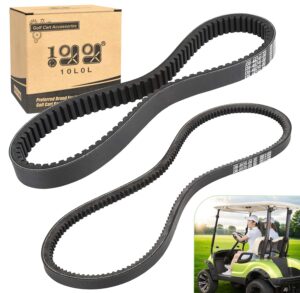 10l0l starter generator & drive belt kit for yamaha g2, g5, g8, g9, g11, g14, g16, g22, 2012-up g29 gas golf cart, replace oem j55-g6241-00 j55-h1173-00 jn6-h1173-00