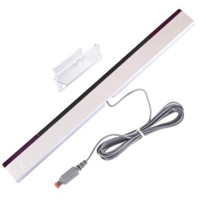 xahpower sensor bar for wii, replacement wired infrared ray sensor bar cable cord for nintendo wii and wii u console