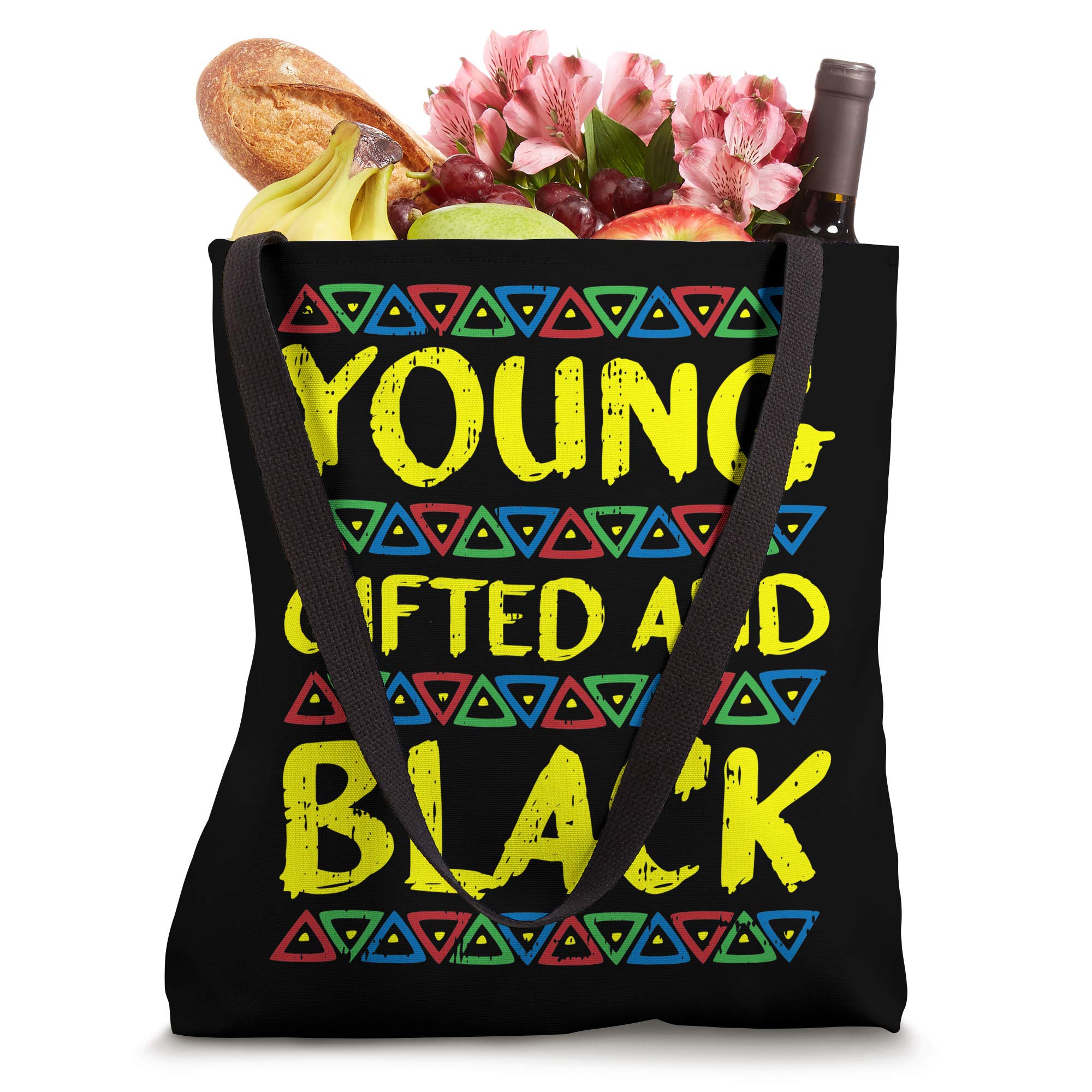 Young Gifted And Black History Cool African American Gifts Tote Bag