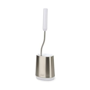 joseph joseph flex lite steel toilet brush, white