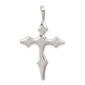 sterling silver passion cross pendant qqc2828