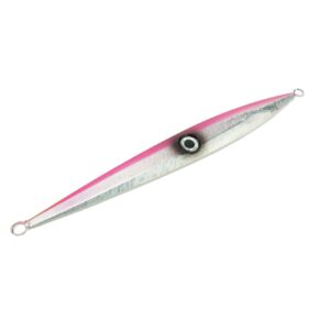 funmaker 40g-620g fishing saltwater jigs speed jigging slow jigging pitching lures vertical jigging artificial lures vertical jigs saltwater artificial bait (laser pink,500g)