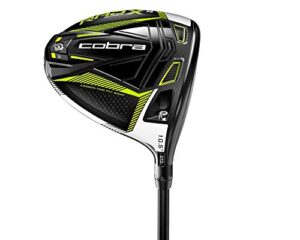 cobra golf 2021 radspeed xb driver gloss black-turbo yellow (men's right hand, project x hzrdrus rdx blue, stiff flex, 9), standard