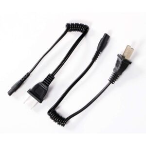 nw 2 pack - stun gun charging cord - universal (fits most stun gun models), black