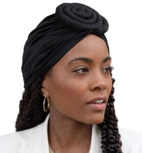 olivia sylx african turban - top knot turban & pretied head wraps for women - stylish head turbans for women fashion