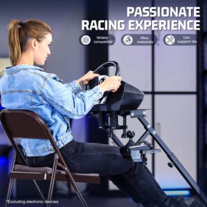 Marada Racing Steering Shifter Mount G920 Racing Wheel Stand Pro Compatible with Logitech G27,G25,G29 G920 Racing wheel; Steering Gaming Wheel Stand Wheel Pedals NOT Included Racing Wheel Stand