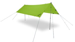 eureka! trail fly customizable camping tarp, 10 feet, jasmine green