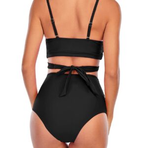 American Trends Womens High Waisted Bikini Swimsuits Push Up Bikini Sets Sexy Bathing Suits Two Piece Swimsuit