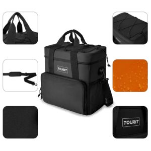 TOURIT Insulated Soft Portable Cooler Bag with Reusable Ice Packs for Coolers Long Lasting