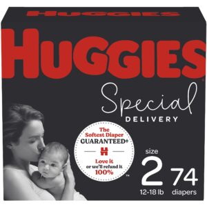 huggies special delivery diapers, size 2