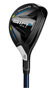 taylormade sim 2 max rescue mens right hand graphite stiff rescue 4-22 degree