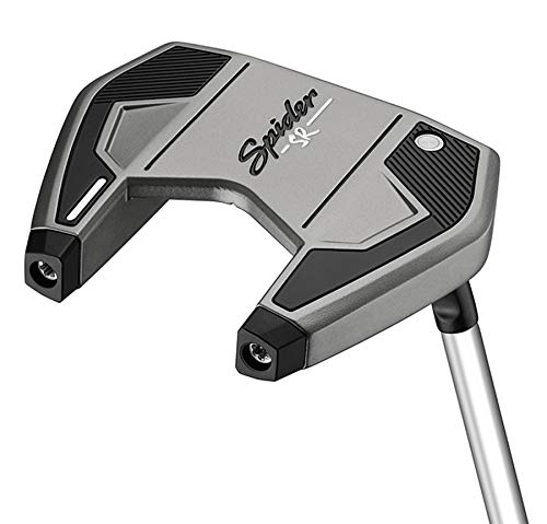 Taylormade Spider SR Putter Right Hand Steel Platinum/White Flowneck (#9) 35"