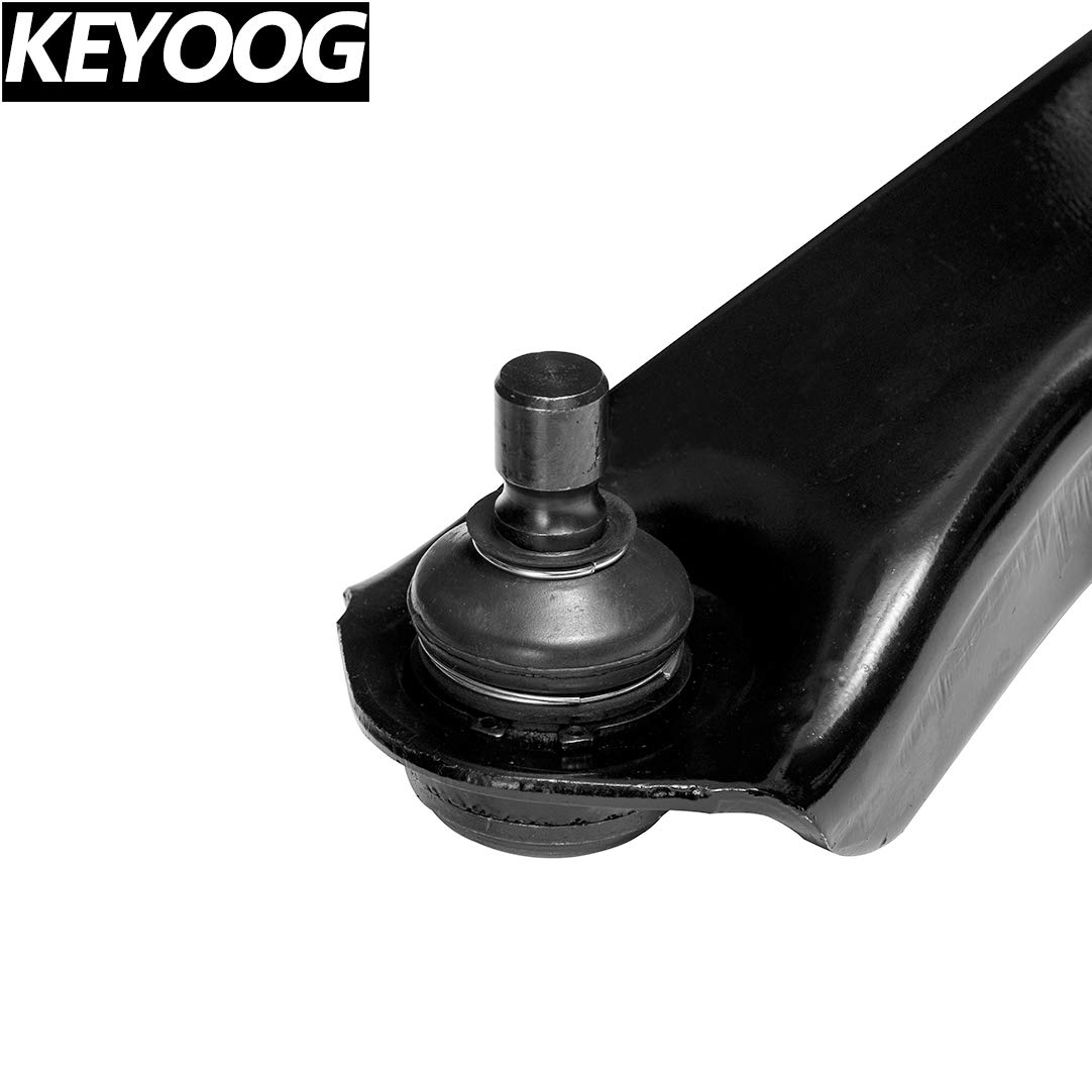 KEYOOG 2Pcs Front Lower Control Arm and Ball Joint Assembly For 2005-12 Ford Escape,2005-2011 Mazda Tribute,05-11 Mercury Mariner K80399 K80400 Driver & Passenger Side Suspension