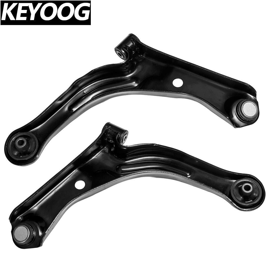 KEYOOG 2Pcs Front Lower Control Arm and Ball Joint Assembly For 2005-12 Ford Escape,2005-2011 Mazda Tribute,05-11 Mercury Mariner K80399 K80400 Driver & Passenger Side Suspension