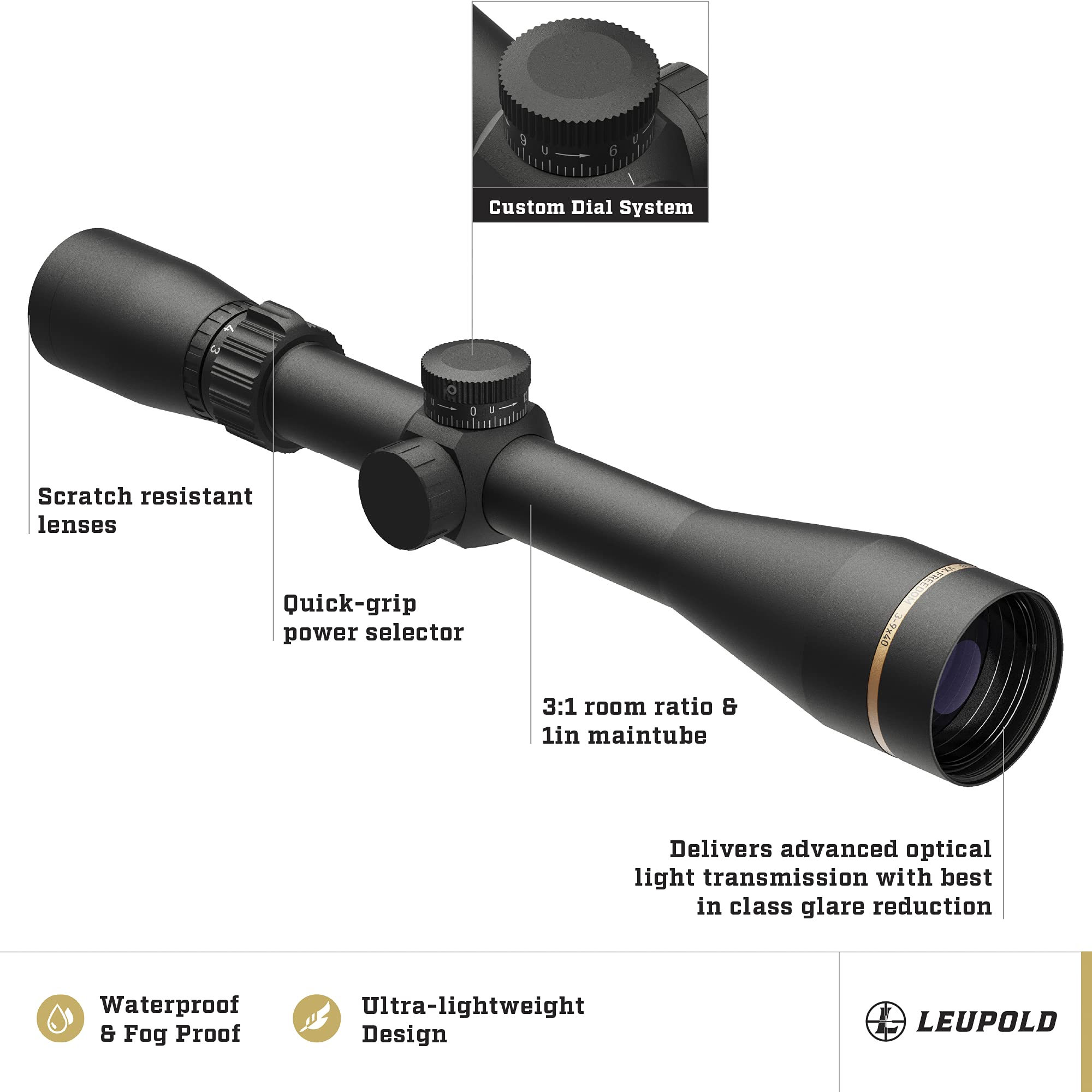 Leupold VX-Freedom 3-9x40mm Riflescope