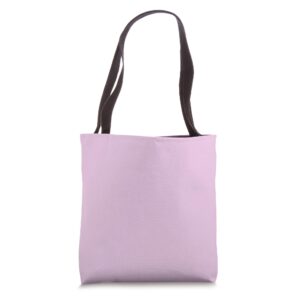 thistle lilac plain solid color simple classic tote bag