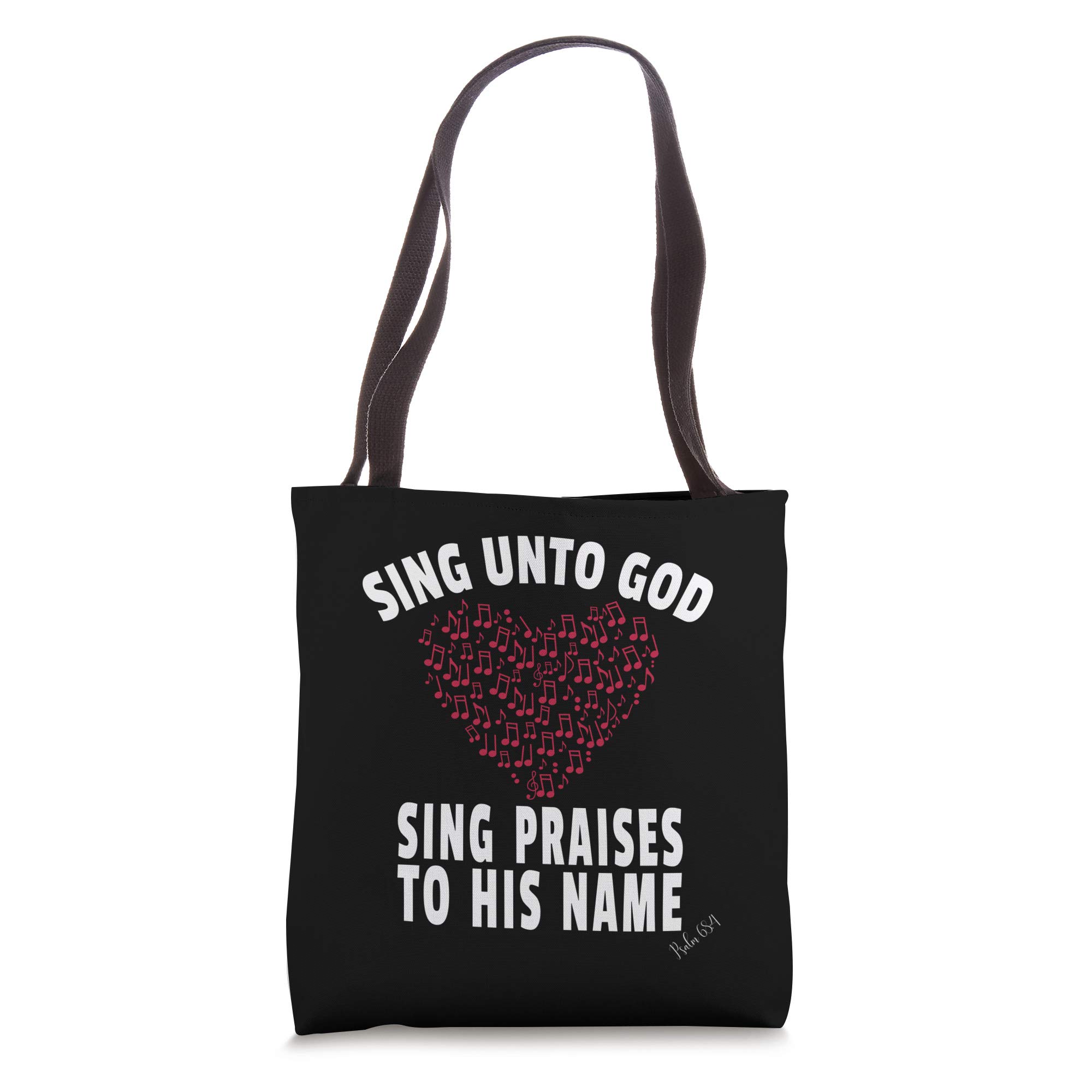 Church Praise Choir Singer Worship Service - Christian Music Tote Bag