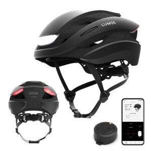 lumos ultra smart bike helmet | customizable front and back led lights with turn signals | road bicycle helmets for adults: men, women (without mips)