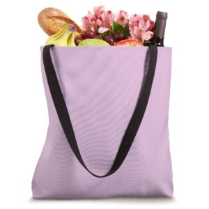 Thistle Lilac Plain Solid Color Simple Classic Tote Bag