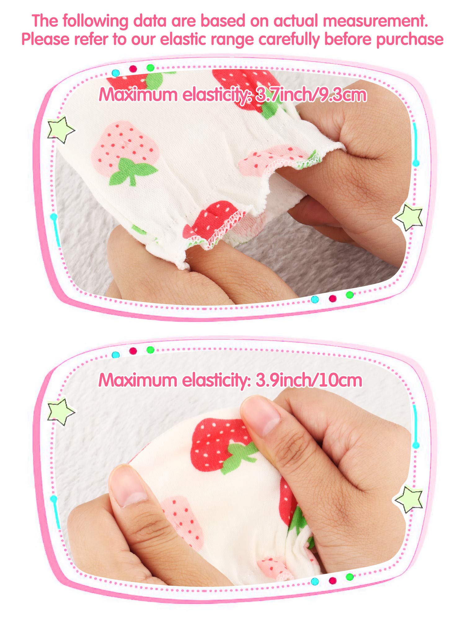 20 Pairs Newborn Baby No Scratch Mittens Unisex Baby Cotton Gloves Infant Toddler Mitts Set for 0-6 Months Baby Boys and Girls