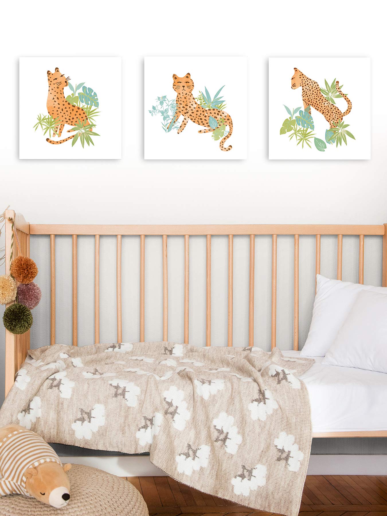 WallPops WPFA3768 King of The Jungle Wall Decal, Orange