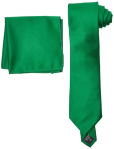 stacy adams mens classic style extra long necktie, green, extra long us