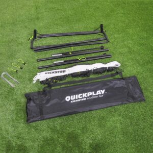 QUICKPLAY Kickster Soccer Goal Range – Ultra Portable Soccer Goal | Quick and Easy Set Up | Includes Soccer Net and Carry Bag | Available in 7 Sizes [Single Goal]