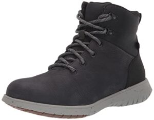 bogs men's spruce hiker ankle boot, black, 10.5