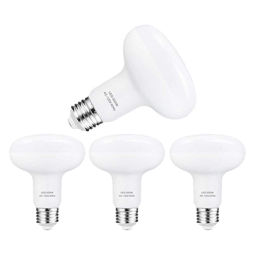 Small frog LED Bulb R30 or BR30,12W(100W Equivalent),1200 Lumens,Upgrade for 100W Bulb,3000K Soft White Color,for Recessed Can Use,Wide Flood Light,Dimmable,(Pack of 4)