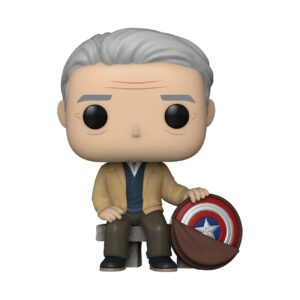 funko pop! marvel: year of the shield - old man steve, amazon exclusive