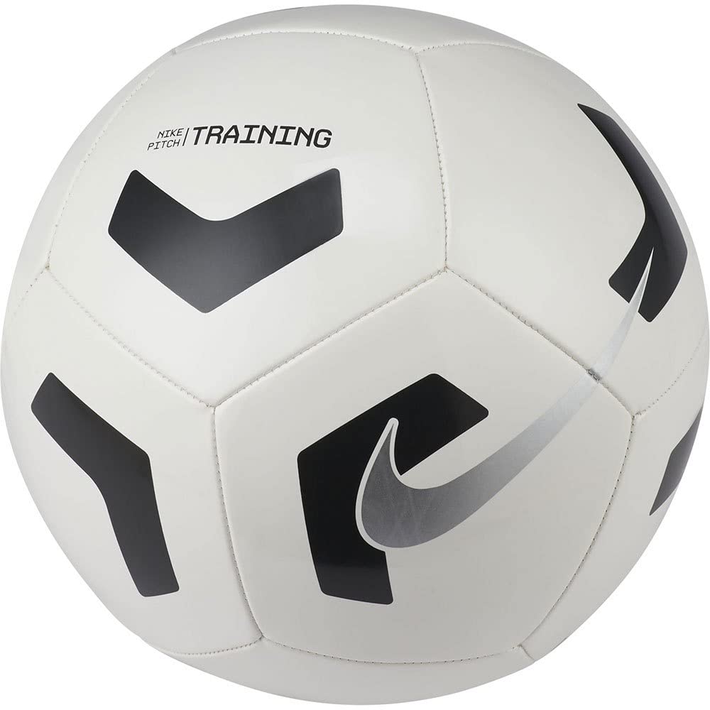 Nike Pitch Training Ball CU8034-100; Unisex Soccer Ball; CU8034-100_5; White; 5 EU (UK)