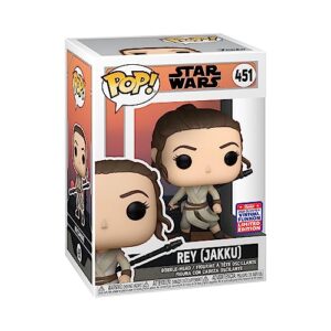 funko pop! star wars: across the galaxy - rey, amazon funkon exclusive