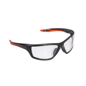 coast spg300 safety glasses with interchangeable, premium anti-fog and scratch resistant lenses, ansi z87 standards, 2 lenses (clear and grey), uv protection