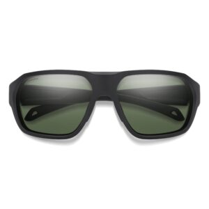 Smith Deckboss Sunglasses Matte Black/ChromaPop Polarized Gray Green