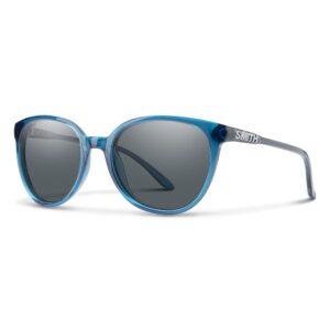 smith cheetah sunglasses cool blue/polarized gray, one size