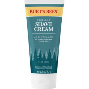 burt s bees cooling shave cream with aloe & hemp for men 5 ounces (3 pack)