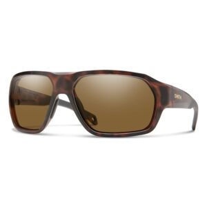 smith deckboss sport & performance sunglasses - matte tortoise | chromapop polarized brown