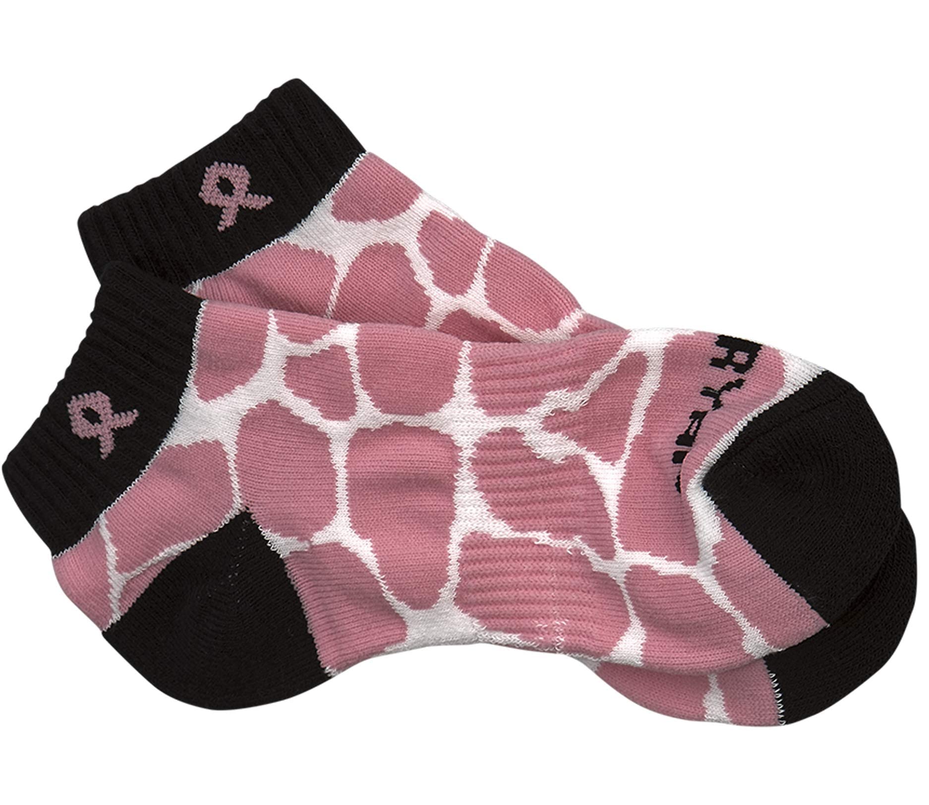 Paul Bryan Pink Ribbon Breast Cancer Awareness Socks (Cotton, Pink)