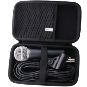 waiyu Hard EVA Carrying Case for Shure SM58 Cardioid Dynamic Vocal Microphone ，Shure Brand Multiple Models of Microphones Case